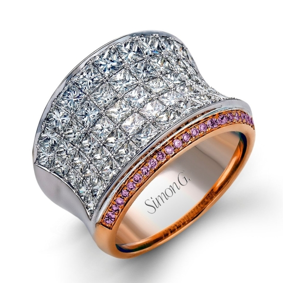 Simon G Nocturnal Collection Pave Diamond Ring